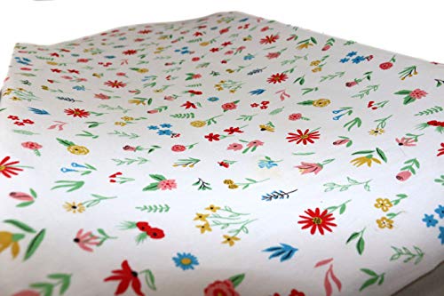 Changing Pad Cover Floral Organic Cotton for Girls (Changing Pad)