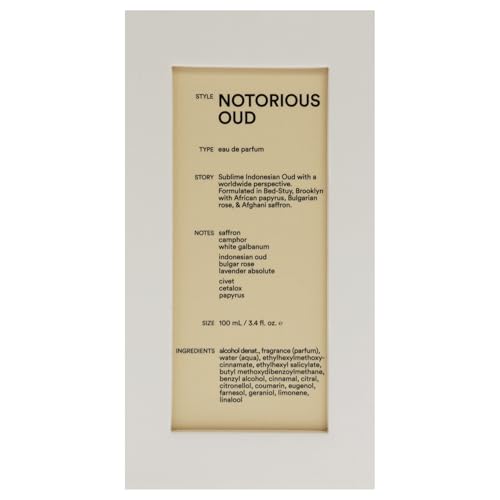 DS & Durga Notorious Oud for Unisex - 3.4 oz EDP Spray