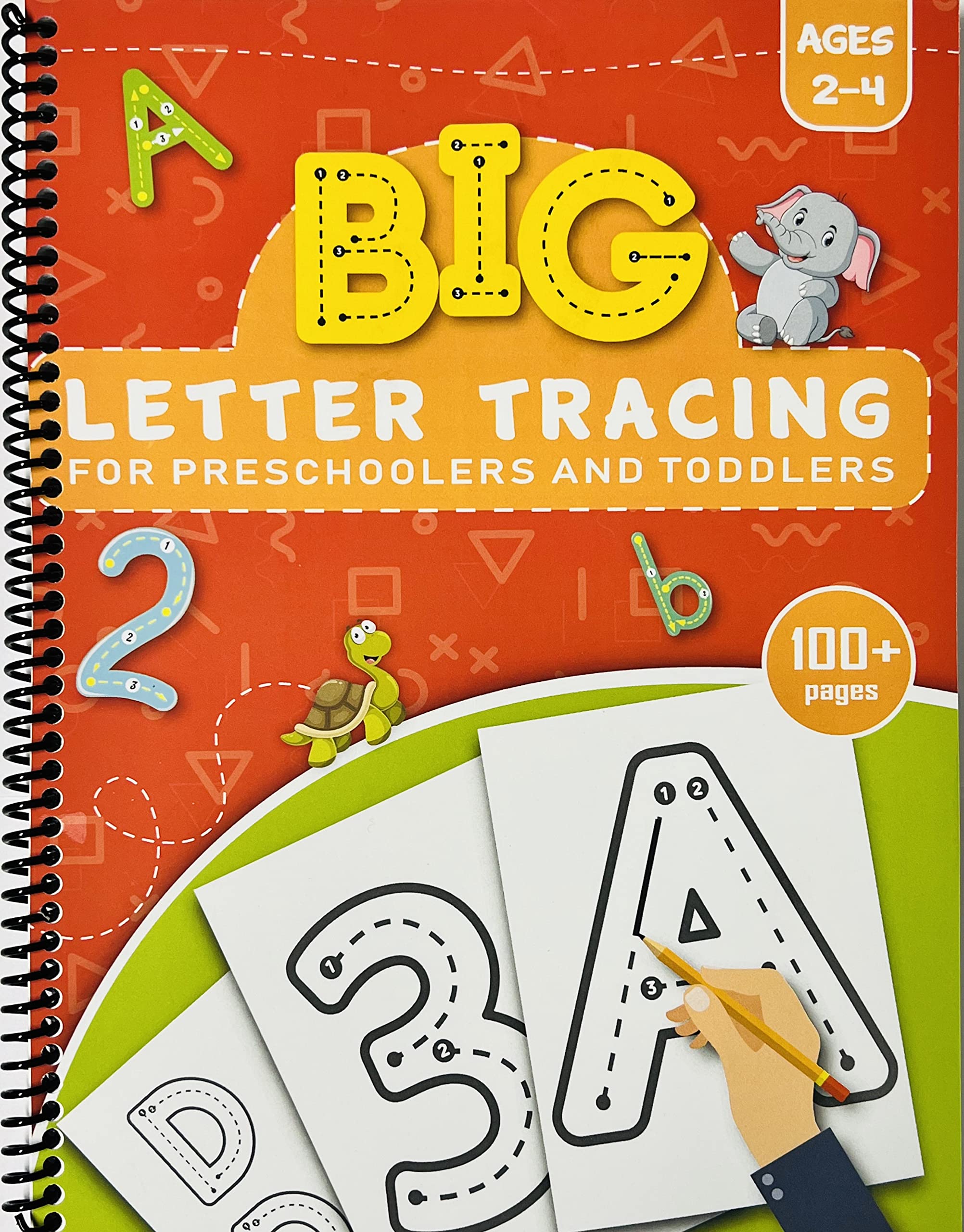 BIG Letter Tracing for Preschoolers and Toddlers ages 2-4: Homeschool Preschool Learning Activities for 3 year olds (Big ABC Books)