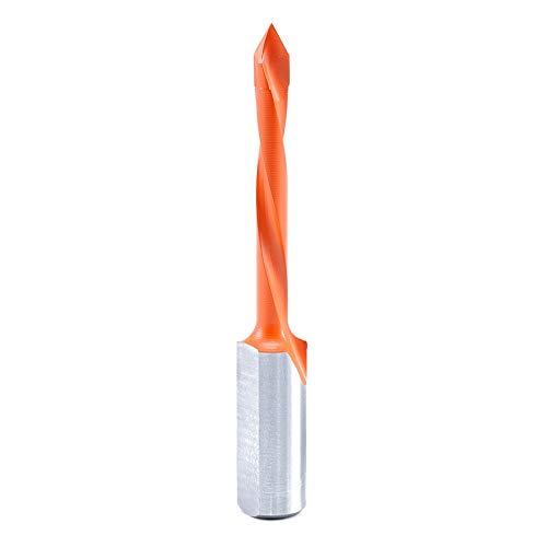 Amana Tool - 414005 Carbide Tipped Through-Hole Boring Bit L/H 5mm Dia x 70mm Long x 10mm