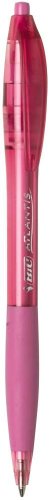 BIC VCGAP4SGK-Pnk Susan G Komen Atlantis Retractable Ball Pen, Medium Point (1.0 mm), Pink, 4-Count