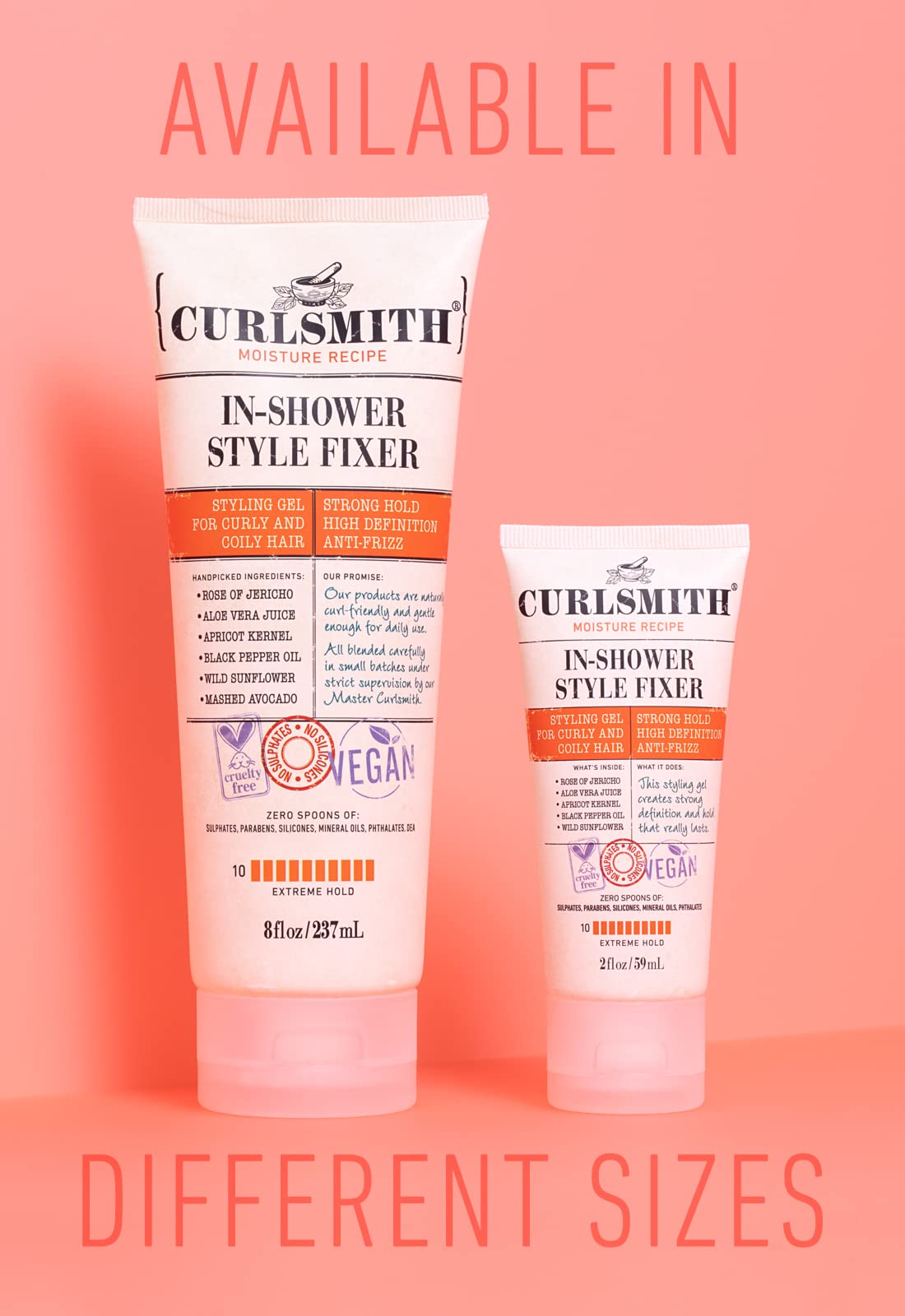 CURLSMITH Mini In-Shower Style Fixer Curly Hair Gel 2 oz / 59 mL