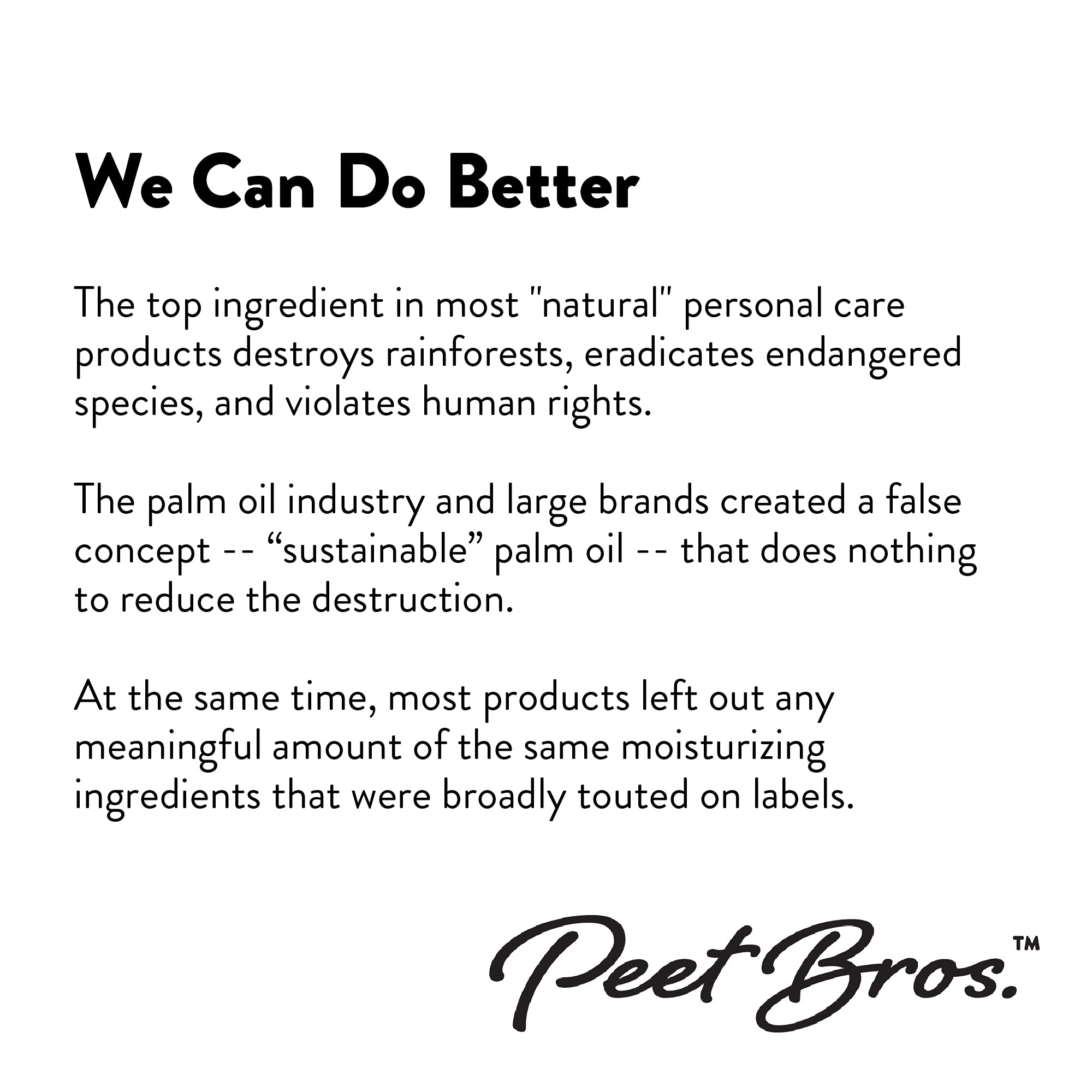 Peet Bros. Lemon & Thyme Coconut Shampoo Bar - Moisturizing, Vegan, Palm Oil-Free, No Artificial Fragrances, Planet Friendly, Made in USA - 5 oz