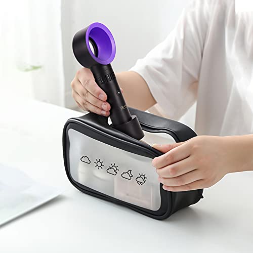 QUEWEL Eyelash Fan for Lash Extension Bladeless Fan Handheld Lash Extension Fan Dryer Mini Fan Air Conditioning Blower Eyelash Extension Supplies Drying Lash Glue (Purple)