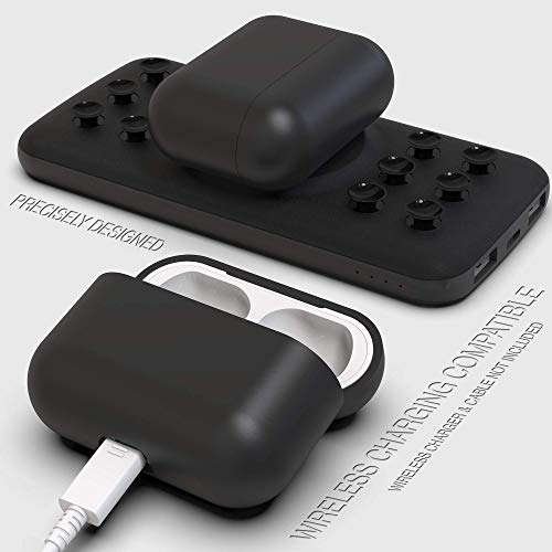 CustomCustom Personalized Protective Cover Compatible with Your Airpod Pro Case - Custom Name Black