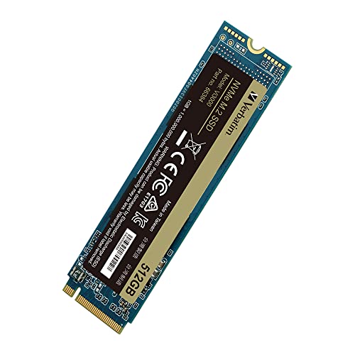 VERBATIM Vi3000 512GB PCI-E 3.0 M.2 NVME SSD 3000MB/s Read 2900MB/s Write 210K/380K IOPS 300TBW 2YR WTY