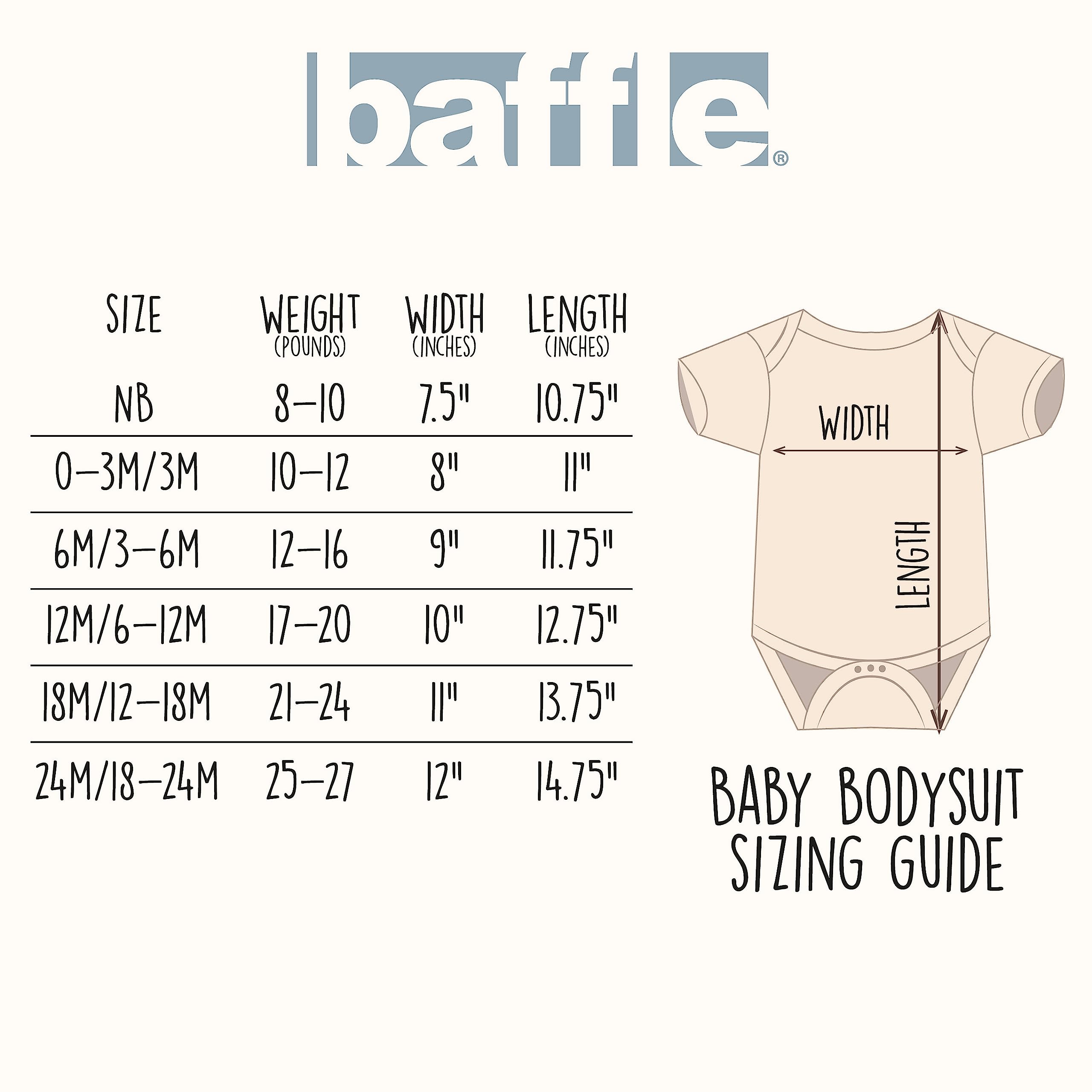 Baffle Custom Baseball Onesie, MY FIRST BASEBALL SEASON (Name & Number on Back), Personalized Baby Onesie, Unisex Onesie (3M, WHITE LONG SLEEVE)
