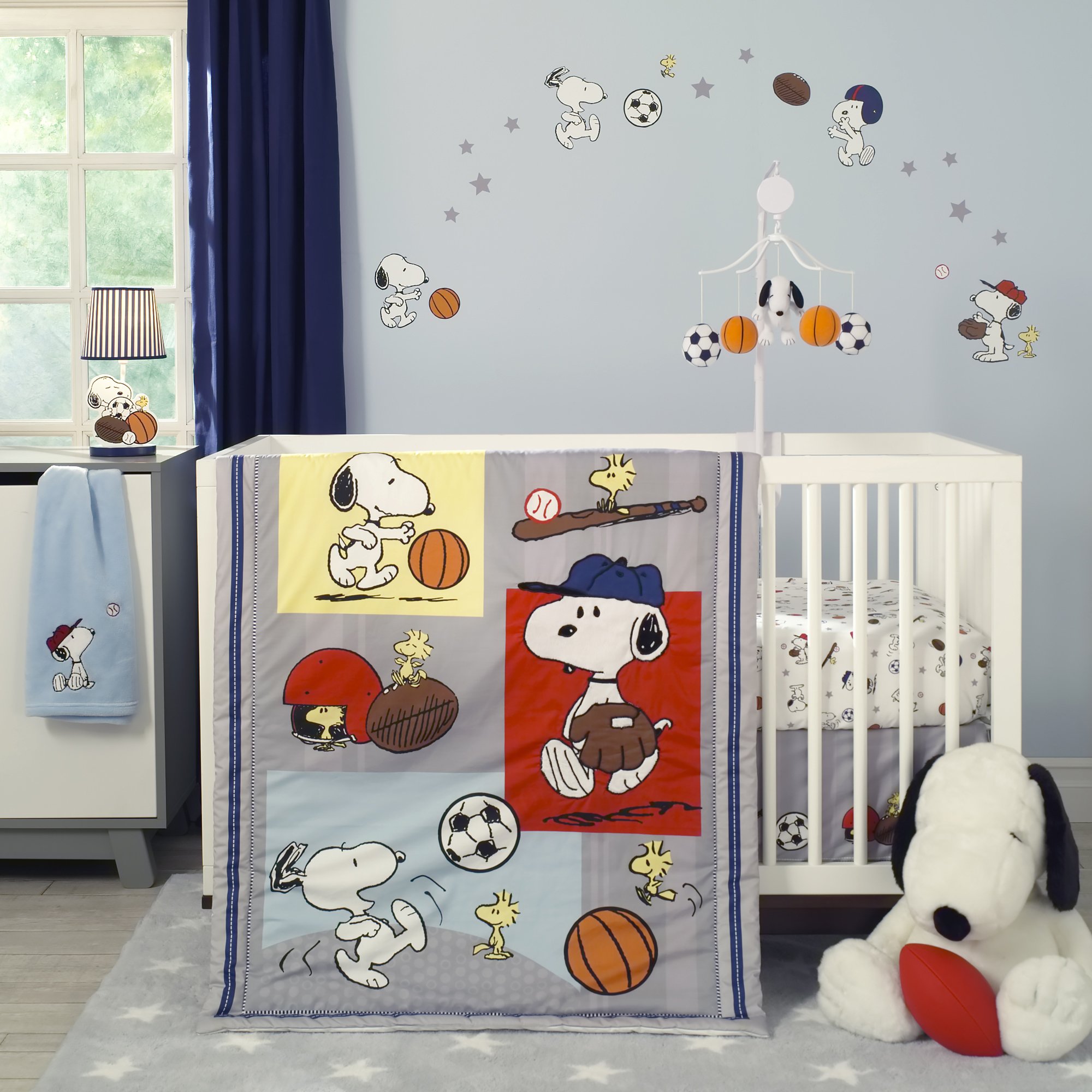 Bedtime Originals Snoopy Sports Blanket