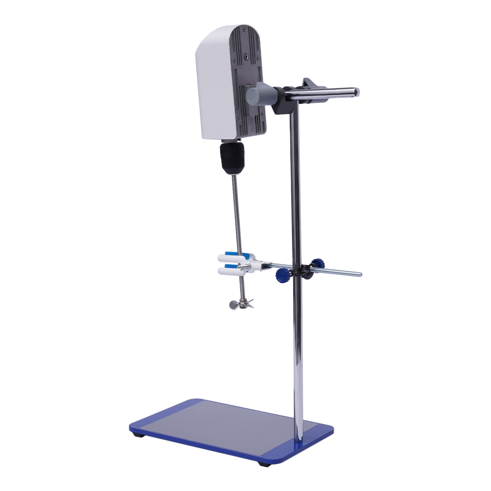 Lab Digital Overhead Stirrer Mixer 42-Quart 50000mpas 100-2000RPM, Laboratory Top-Mounted Electric Mixer Digital Display Agitator and Stainless Steel Stir Bar 100-240V-L8