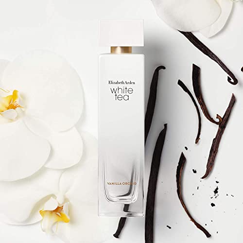 Elizabeth Arden White Tea Eau De Toilette Spray Perfume for Women, Vanilla Orchid, 1.7 Oz.