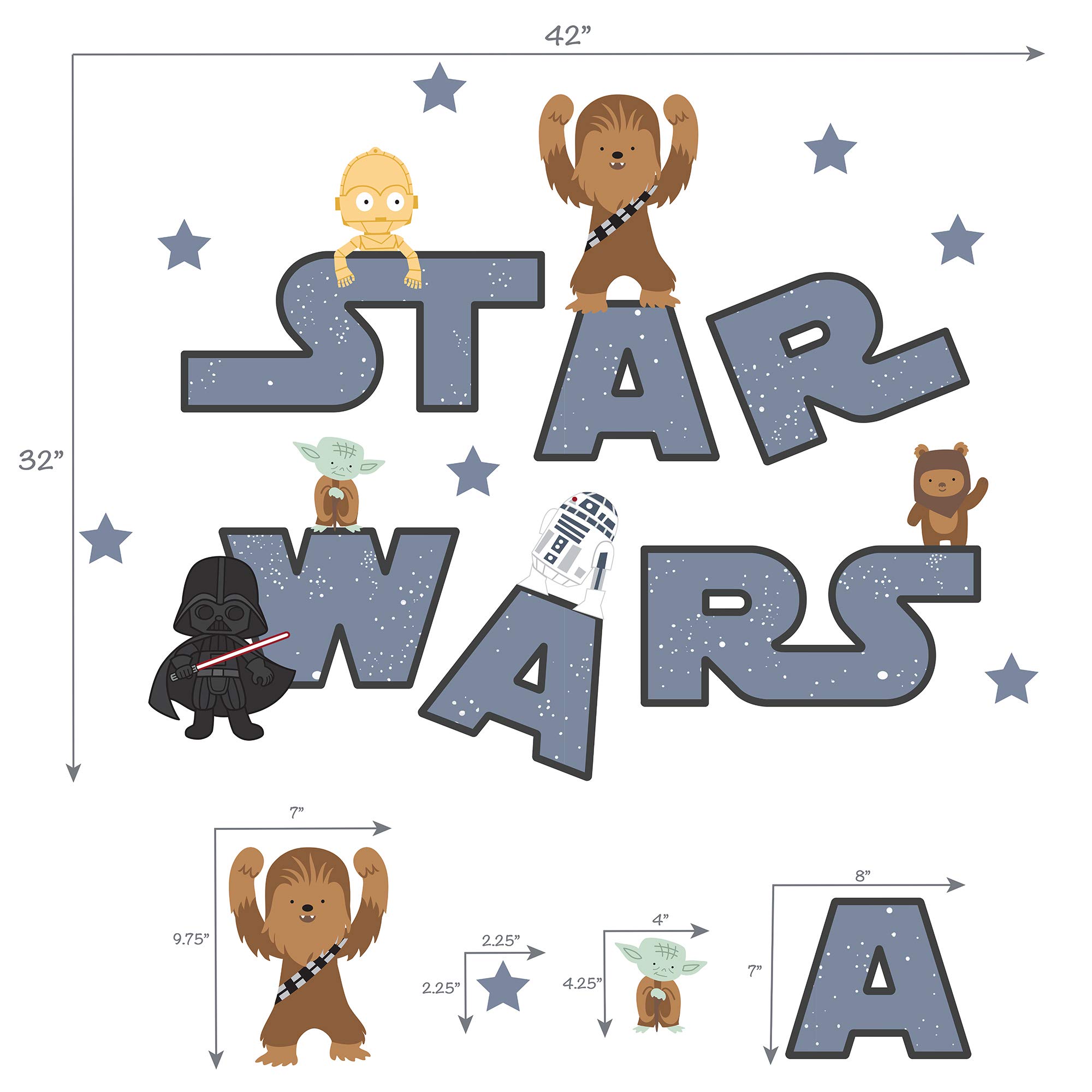 Lambs & Ivy Star Wars Signature Millennium Falcon 4-Piece Baby Crib Bedding Set