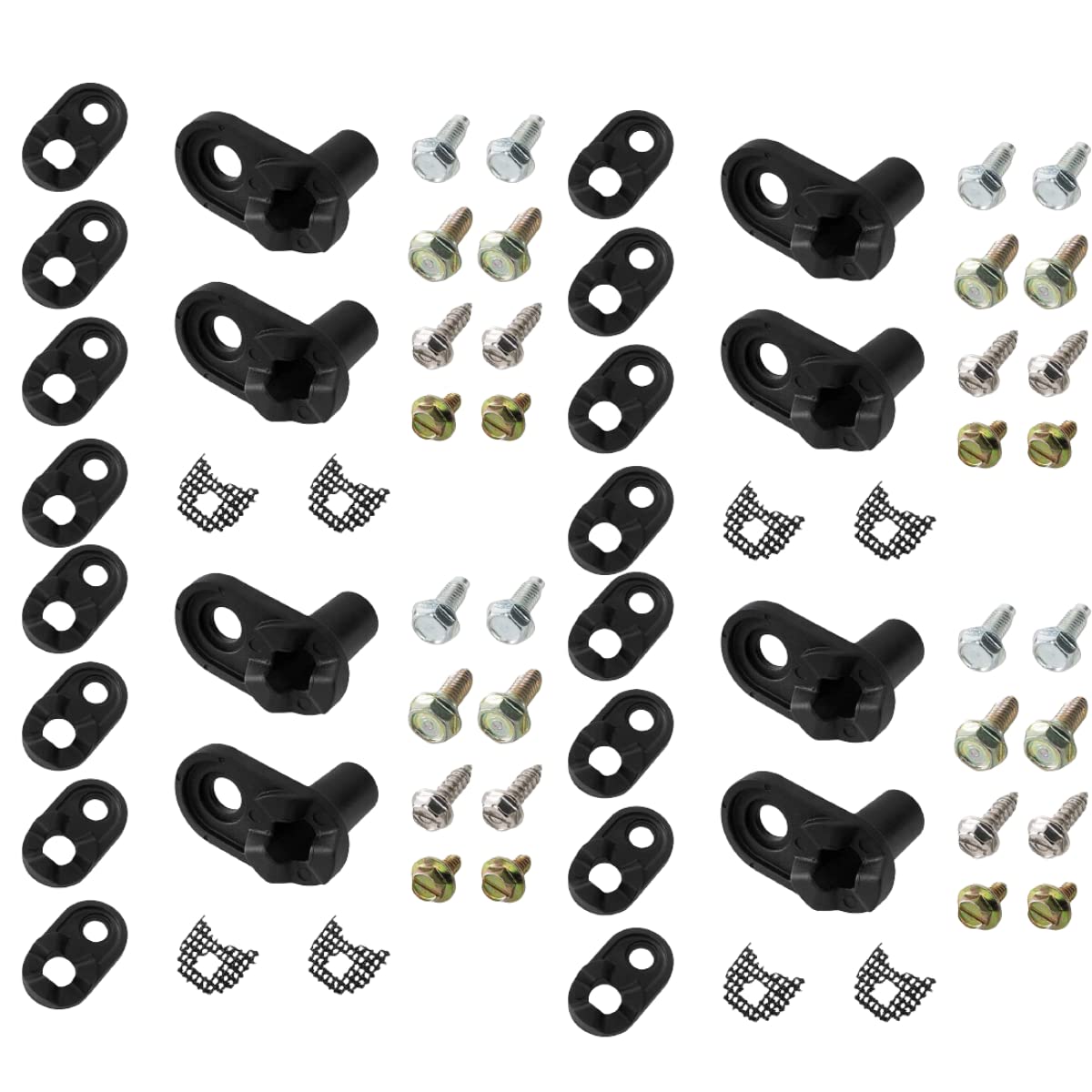 4318165 Refrigerator Door Closer Cam Kit Compatible with Top Brands Replaces with 2155313, 2182132, 2867, 4211257, 4318165VP, 978800, 986758, AP3103517, PS358690, EA358690 4-Pack