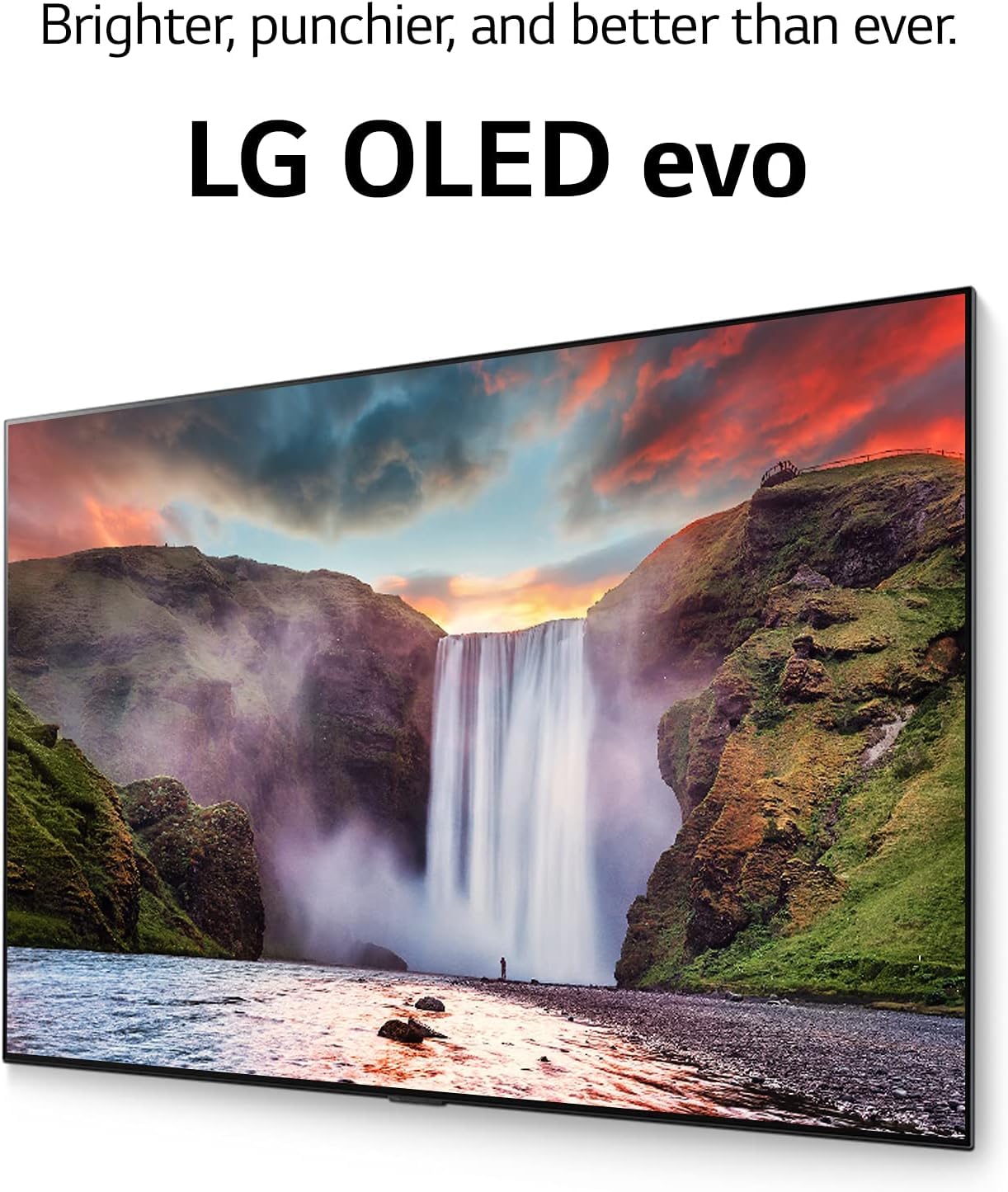 LG OLED G1 Series 65” Alexa Built-in 4k Smart OLED evo TV (3840 x 2160), Gallery Design, 120Hz Refresh Rate, AI-Powered 4K, Dolby Cinema, WiSA Ready (OLED65G1PUA, 2021)