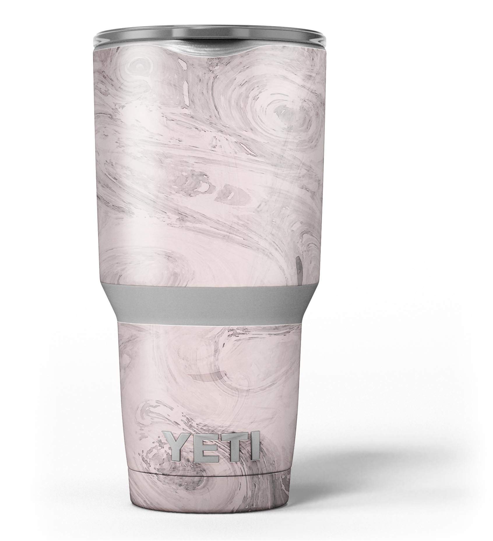 Design Skinz Slate Marble Surface V19 - Skin Decal Vinyl Wrap Kit Compatible with The Yeti Rambler Cooler Tumbler Cups