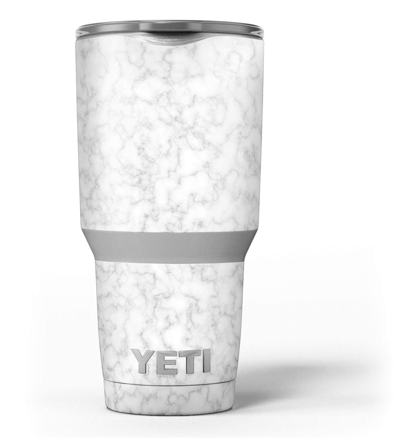 Design Skinz Slate Marble Surface V53 - Skin Decal Vinyl Wrap Kit Compatible with The Yeti Rambler Cooler Tumbler Cups