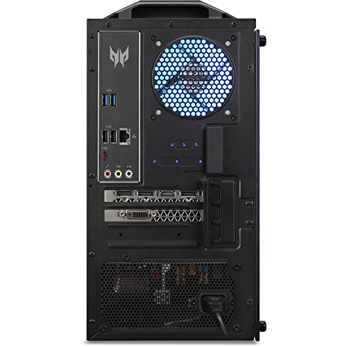 acer Predator PO3-630 Gaming Desktop PC (Intel i7-11700 8-Core 2.50GHz, 16GB RAM, 4TB PCIe SSD, GeForce RTX 3070 8GB, WiFi 6, BT 5.1, Backlit KB, RJ-45, Win10Pro) w/Dockztorm Dock
