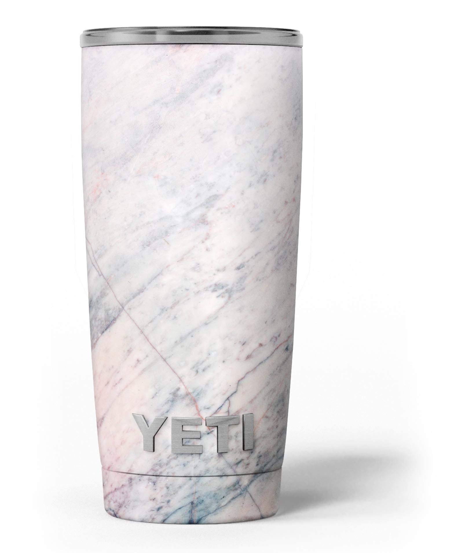 Design Skinz Slate Marble Surface V12 - Skin Decal Vinyl Wrap Kit Compatible with The Yeti Rambler Cooler Tumbler Cups