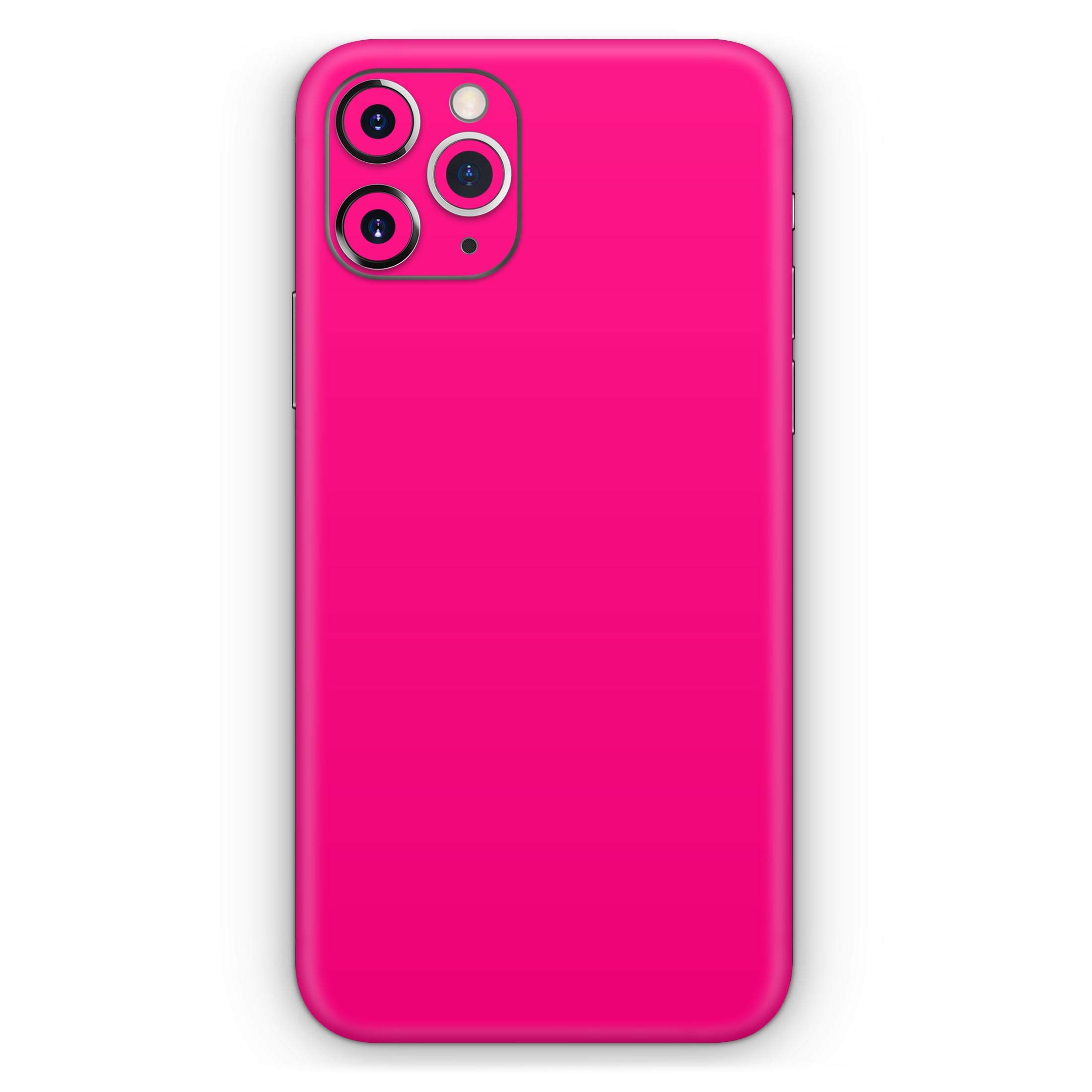 Design Skinz Solid Pink V2 - DesignSkinz Protective Vinyl Decal Wrap Skin Cover Compatible with The Apple iPhone 11 Pro (Full-Body, Screen Trim & Back Glass Skin)