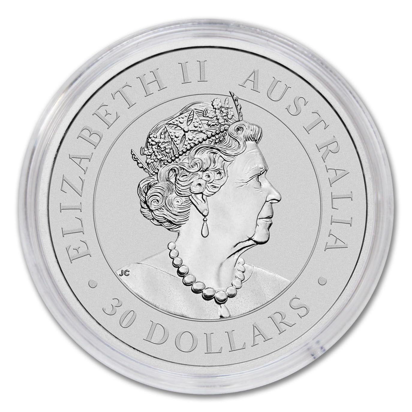 2022 P 1 Kilo (32.15 oz) Australian Silver Kookaburra Paperweight Coin Brilliant Uncirculated (BU - in Capsule) with Certificate of Authenticity $30 Seller BU