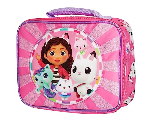 AI ACCESSORY INNOVATIONS Gabby's Dollhouse Kids Lunch Box Pandy Paws and Kitty Friends Insulated Lunch Bag