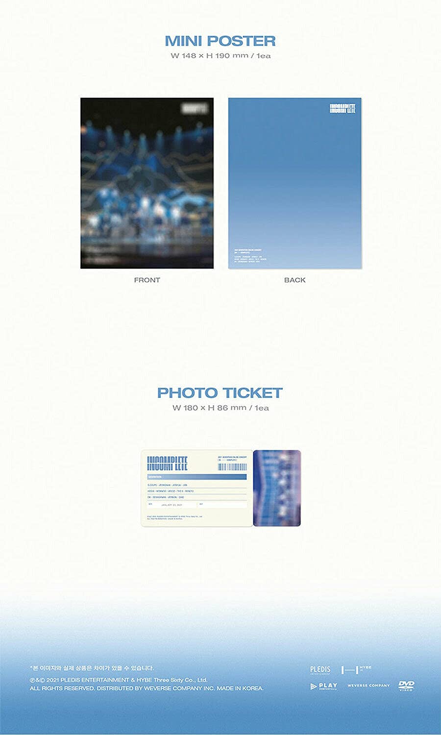 PLEDIS [DVD] SEVENTEEN - 2021 SEVENTEEN ONLINE CONCERT IN-COMPLETE DVD