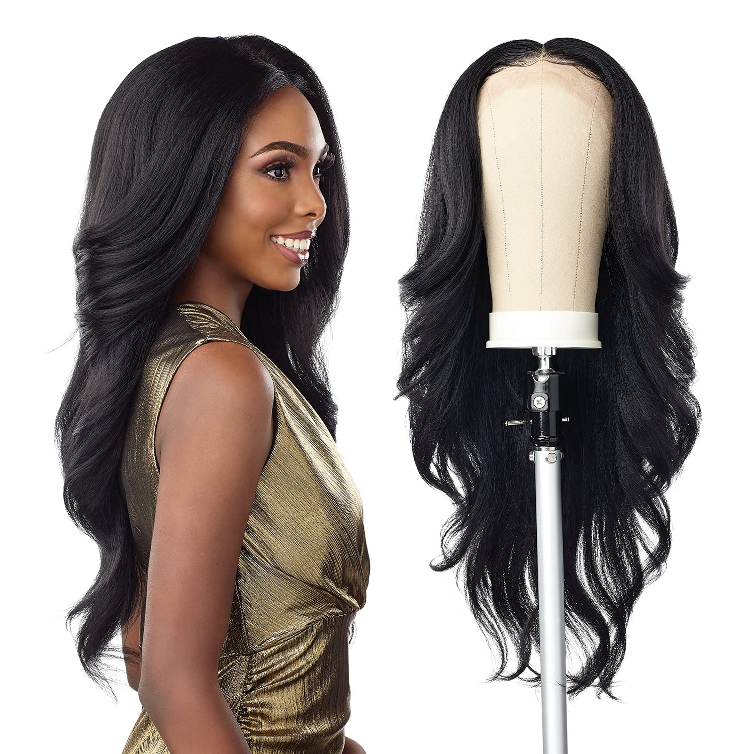 Sensationnel Butta Lace HD Lace Pre Plucked Virtually Undetectable Wider Parting Ear To Ear Lace BUTTA UNIT 16 (1B)