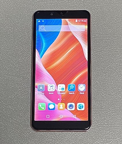 aderroo Smartphone,N93, Unlocked Cell Phone,5.72-inch Screen,a Front and a Rear Cameras,1GB RAM, 4GB ROM,Only Supports Dual SIM Card Frequency Band of 3GWCDMA:850/2100MHZ(Gold)