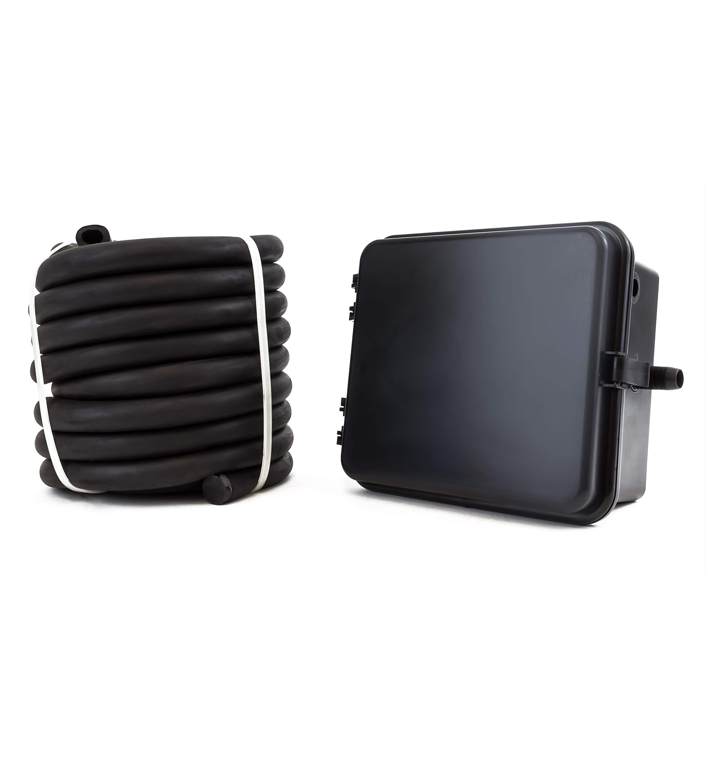Dakota Alert - DCHT-4000 Wireless Drive Way Alarm Transmitter, One Mile Wireless Range with 25-FT Rubber Hose Vehicle Sensor - Wireless Rubber Hose Driveway Alarm