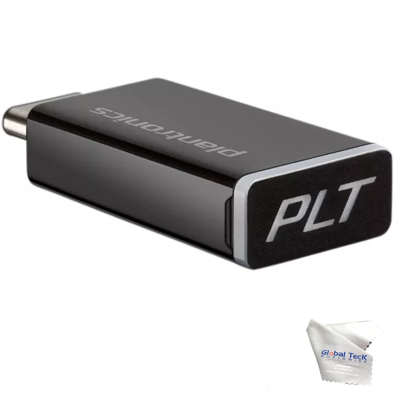 Poly BT600 USB-C Bluetooth Adapter Dongle - 211249-01 - GTW Bundle with Microfiber Cloth - Compatible with PC/Mac