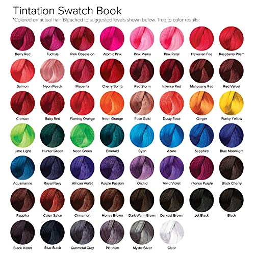 Kiss Tintation Semi-Permanent Hair Color 5 Ounce Red Velvet (2 Pack)