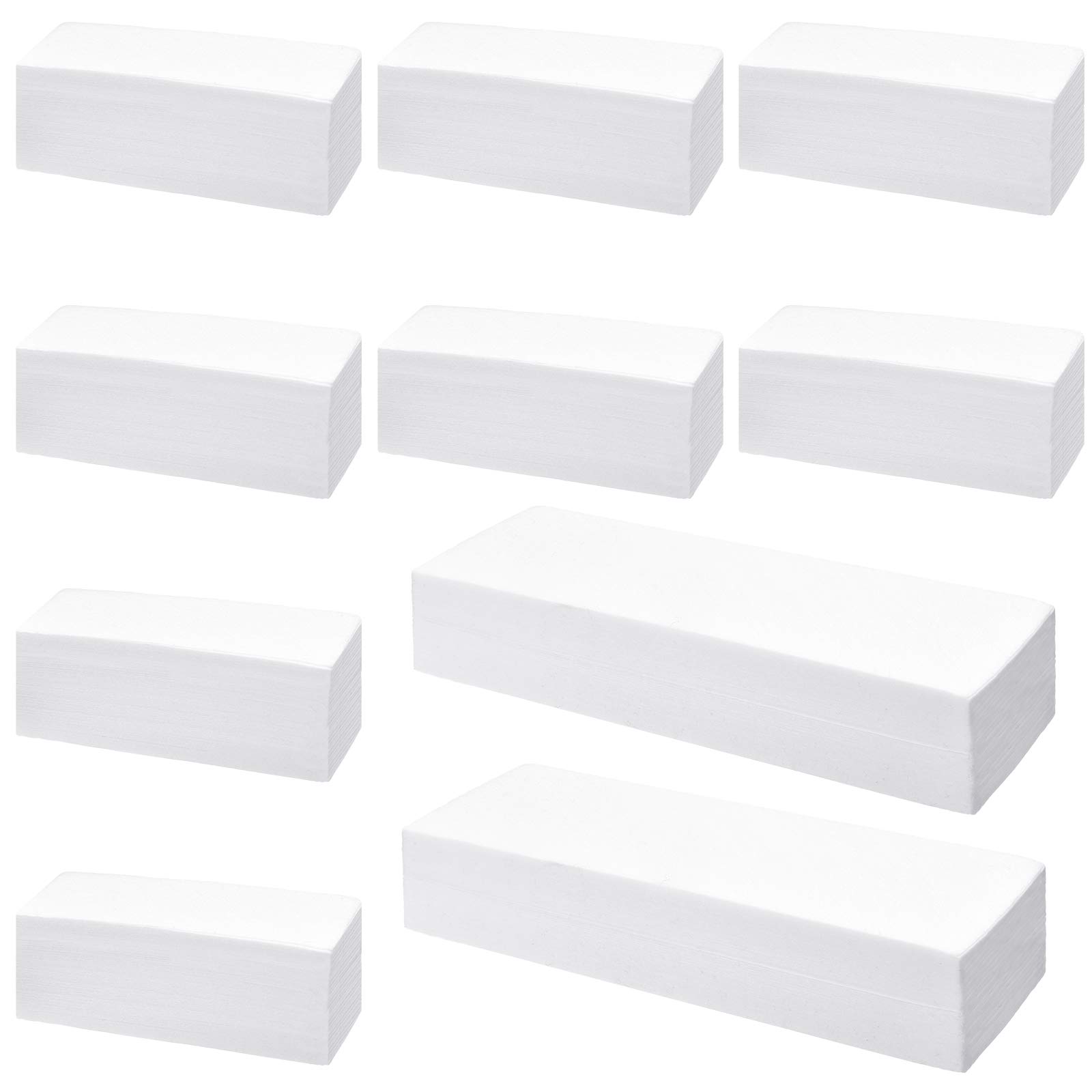 Maitys 1000 Pieces Non-woven Wax Strips Hair Removal Wax Strips Body Facial Hair Removal Tools for Women and Men Hair Removal Use, 2 Sizes