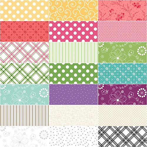 Kim Christopherson KimberBell Basics Kim's Picks Spring Charm Pack 42 5-inch Squares Maywood Studio