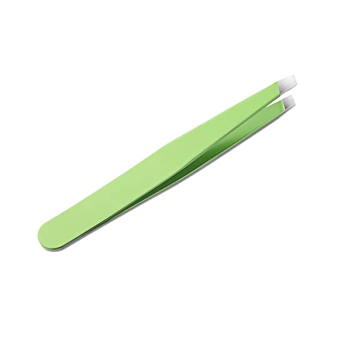 Precision Slant Tweezers for Eyebrows, Facial Hair & Ingrown Hair Removal