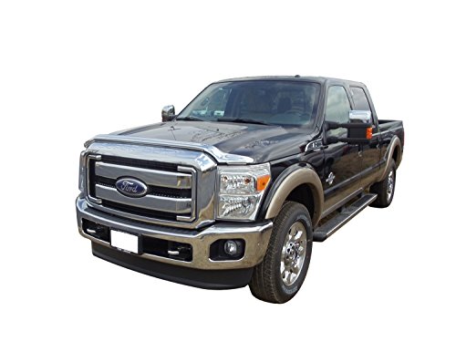 Auto Ventshade [AVS] Hood/Bug Shield | 2011 - 2016 Ford F - 250 Super Duty, F - 350, F - 450, F - 550, Medium Profile - Chrome, 1 pc. | 680059
