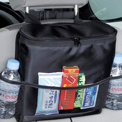 Baost Durable Car Back Seat Organizer Waterproof Seat Covers Car Seatback Multi-Pocket Travel Storage Pocket Cup Holder Toy Storage Bag Car Seat Attachable Storage Random