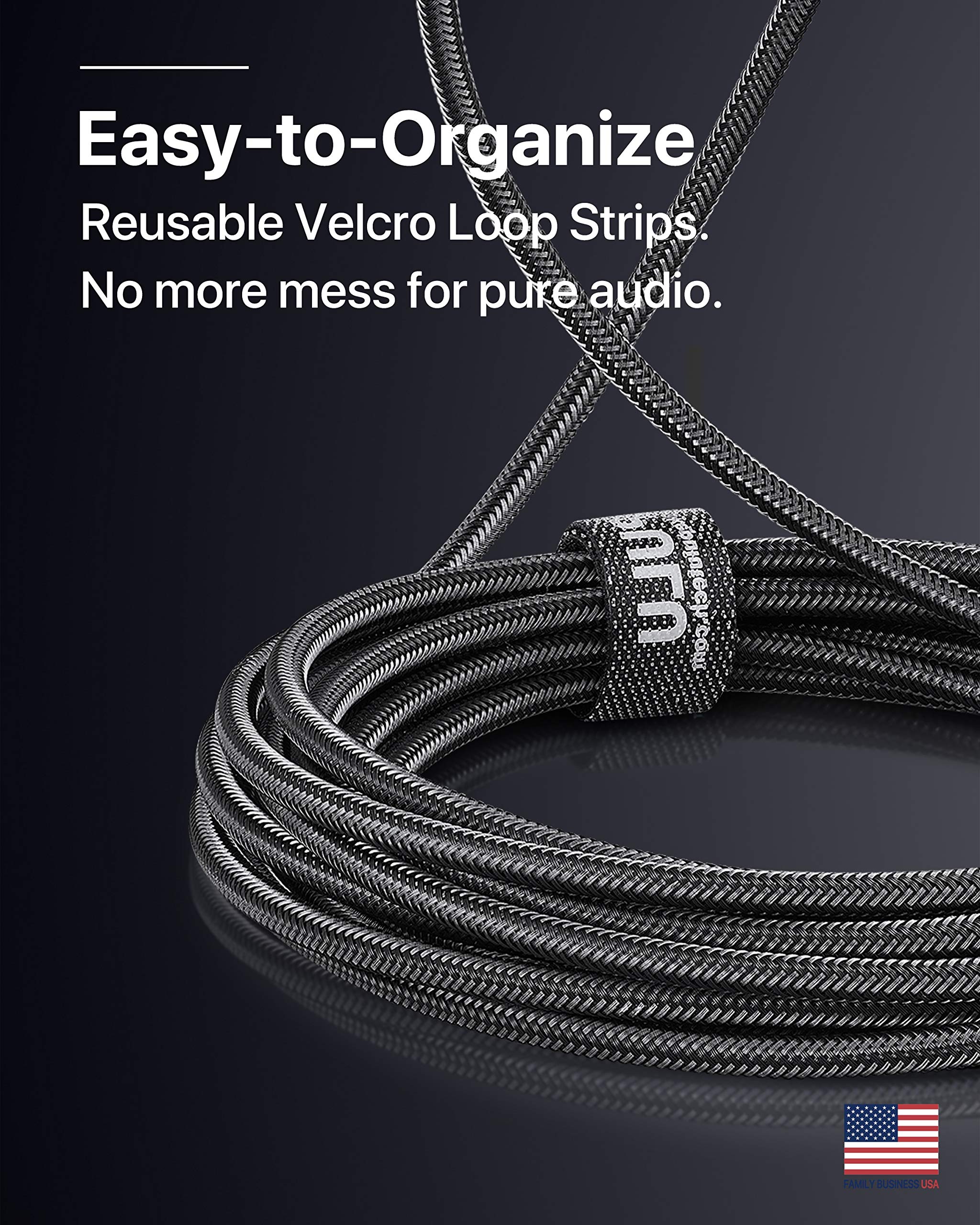 KEPULU USB Sound Card Audio Adapter, ProAudioLine [Strong-Braided 24-Bit 96KHz Chip ] USB Headset Headphone Microphone Adapter, External USB to 3.5mm TRS 3-Pin Mic/Audio Splitter Jack, Stereo Sound