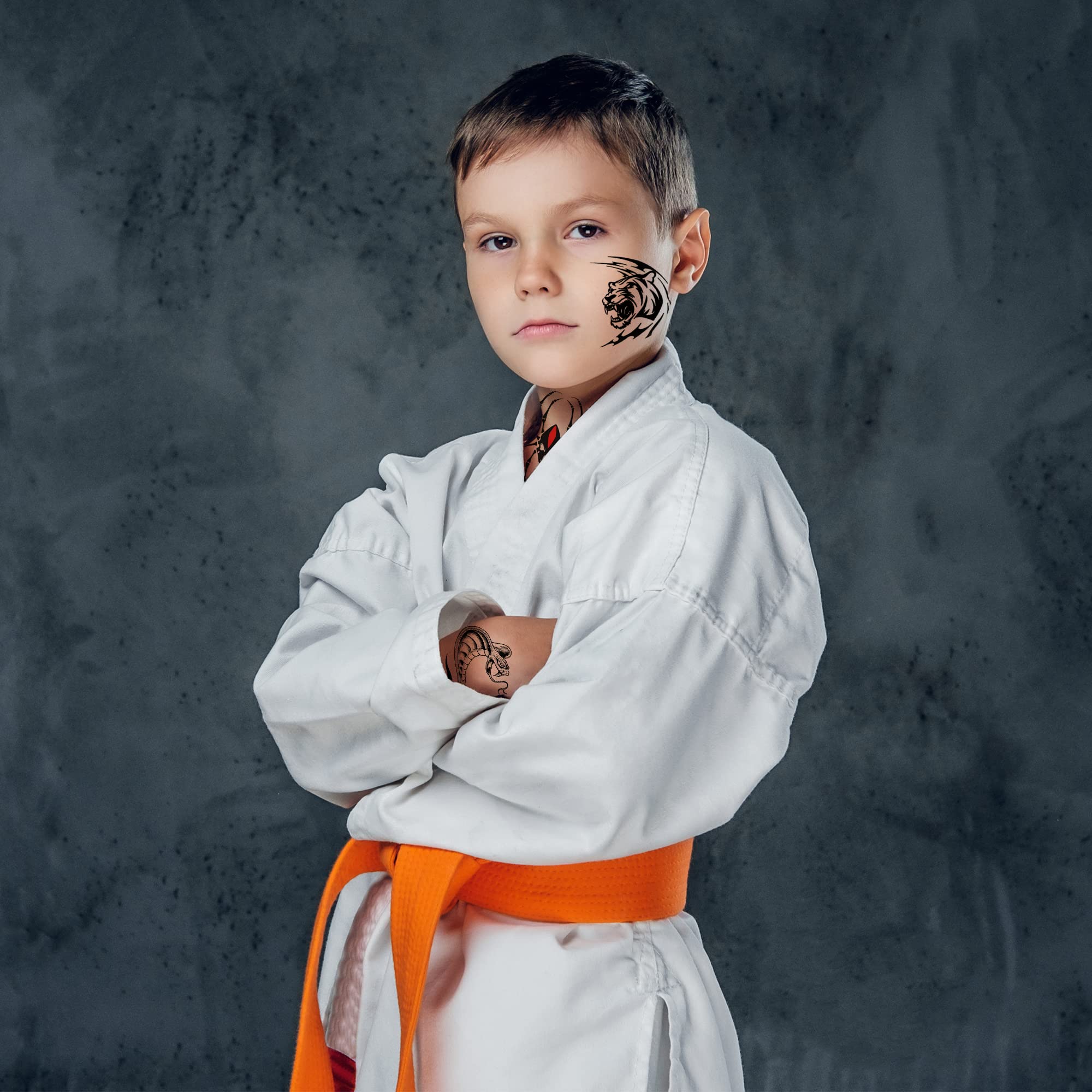 Kid's Temporary Tattoos - Tough Guy Tattoos