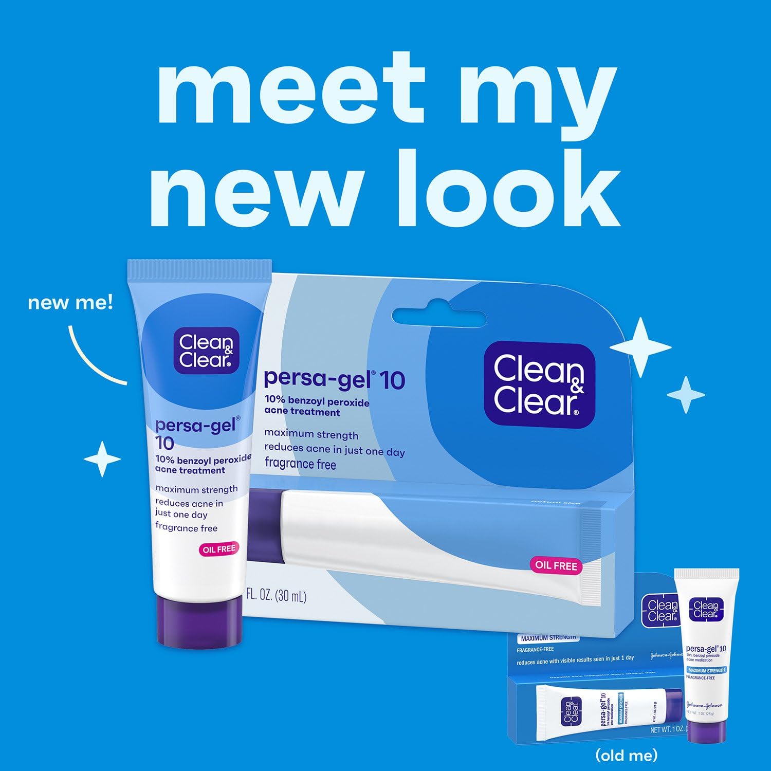 Clean & Clear Persa-Gel 10 Acne Gel, 10% Benzoyl Peroxide, 1 fl. oz