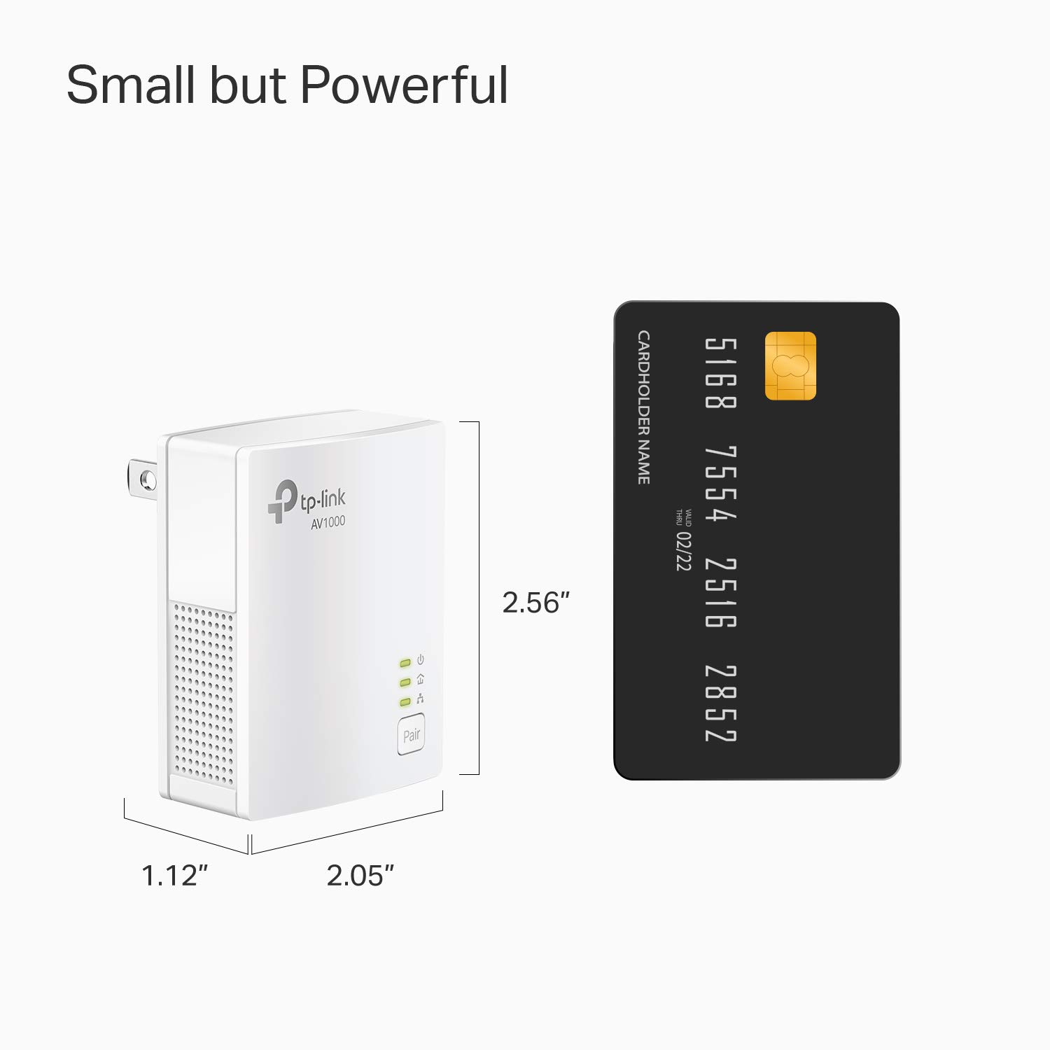 TP-Link AV1000 Powerline Starter Kit (TL-PA7017 KIT) - Gigabit Port, Plug&Play, Ethernet Over Power, Nano Size, Ideal for Smart TV, Online Gaming, Wired Connection Only (Renewed)