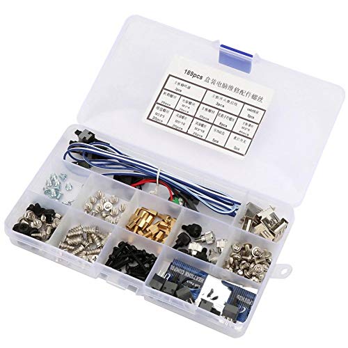 Screw Stainless Self Tapping Screws Flat Screw 189Pcs Motherboard Hard Disk Screws PC Assortment Kit Computer Repairing