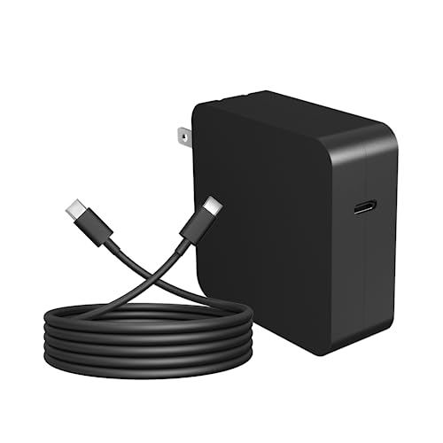 65W USB C Charger - USB C Laptop Computer Charger 65 watt Type C : for Lenovo/HP/Dell/Steam Stream Steak Deck/Asus/Samsung/Acer/MacBook pro or Smart Phones Universal USB-C Fast AC Adapter Power Cord
