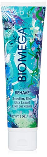 BIOMEGA Behave Smoothing Elixir, Smoothes Hair, Fights Frizz, Protects Hair, For all Hair Types 5 oz.