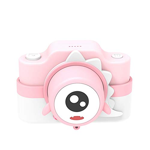 MCJL Christmas Camera Gift Child Toy Camera Boy Girl Child Camera Cartoon Digital Camera Small SLR Camera Toy Gift 750Mah Battery,Pink,36GB