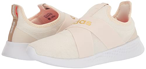 adidas Women's Puremotion Adapt Running Shoe, Off White/Off White/Golden Beige, 8.5