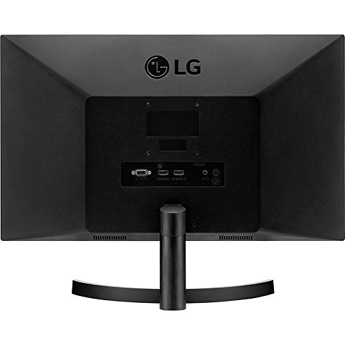 LG 24ML600M-B 24 inch FHD IPS LED 1920x1080 AMD FreeSync 3-Side Borderless Monitor Bundle with Deco Gear HDMI Cable 2 Pack + Gamer Surface Mousepad + Screen Cloth