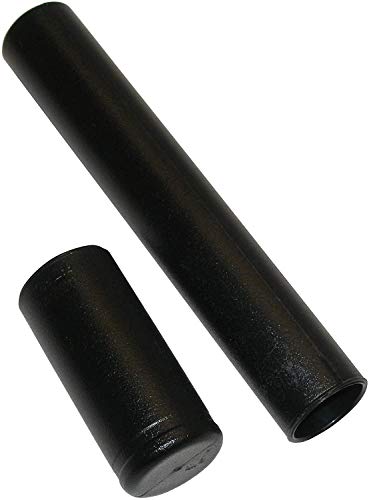 2 Black Single Cigar Airtight Storage Travel Tubes telescoping Crush-Proof Humidor Holder