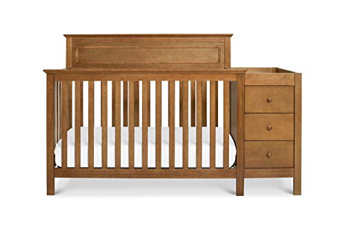 DaVinci Autumn 4-in-1 Crib and Changer Combo in Chestnut | Greenguard Gold Certified
