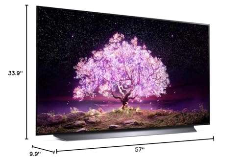 LG OLED65C1PUB 65 Inch 4K Smart OLED TV with AI ThinQ Bundle with Premium 2 YR CPS Enhanced Protection Pack