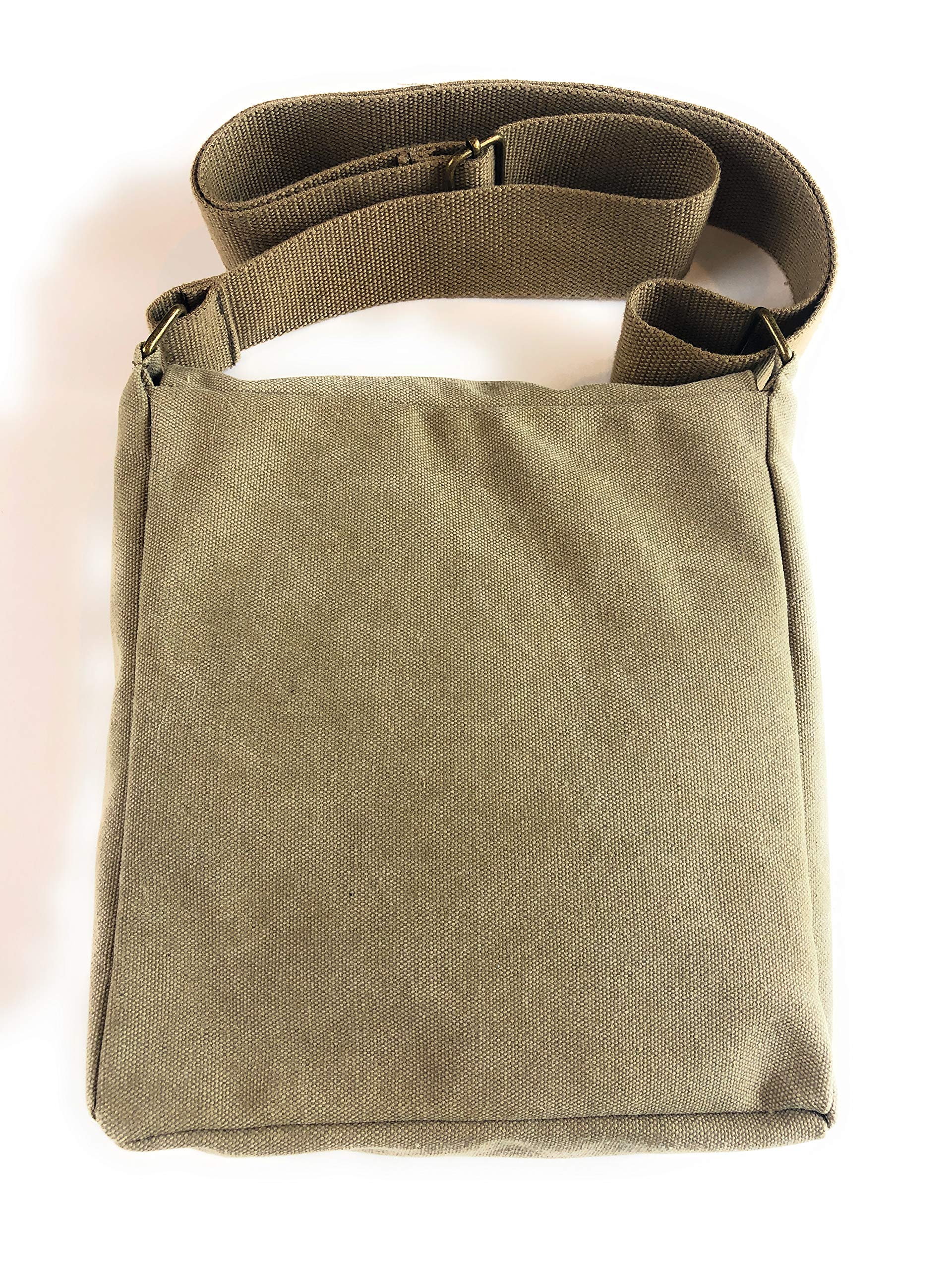American Glory Unisex Vintage Look Canvas Sure Shot Crossbody Handbag