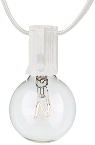 Amazon Basics Patio String Light, 50 Feet, White